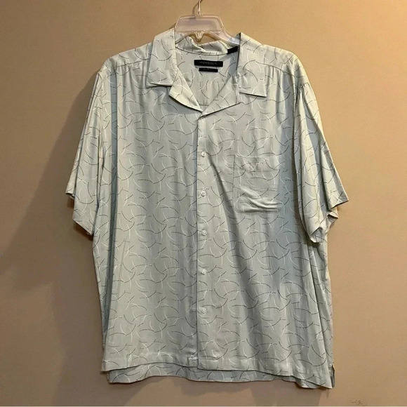 Axist | Shirts | Axist Silk Touch Mens Buttondown Shirt Xxl Green ...